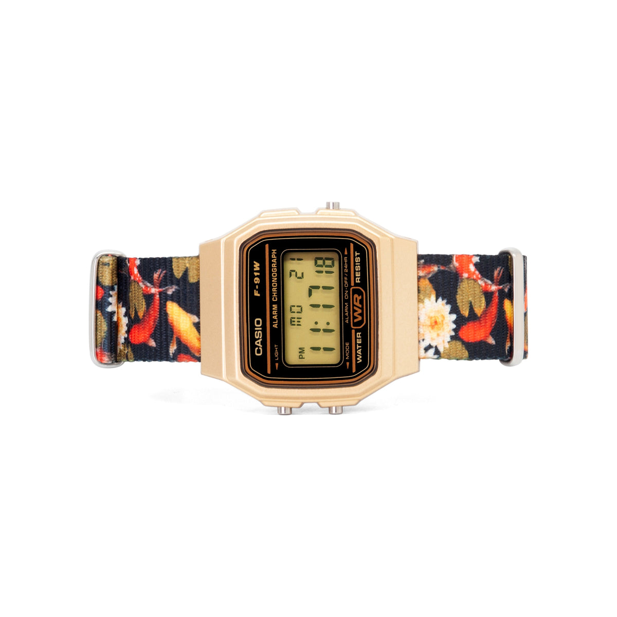 Koi Watch Strap with Brushed Gold Hardware - 18mm – Retromin Watches